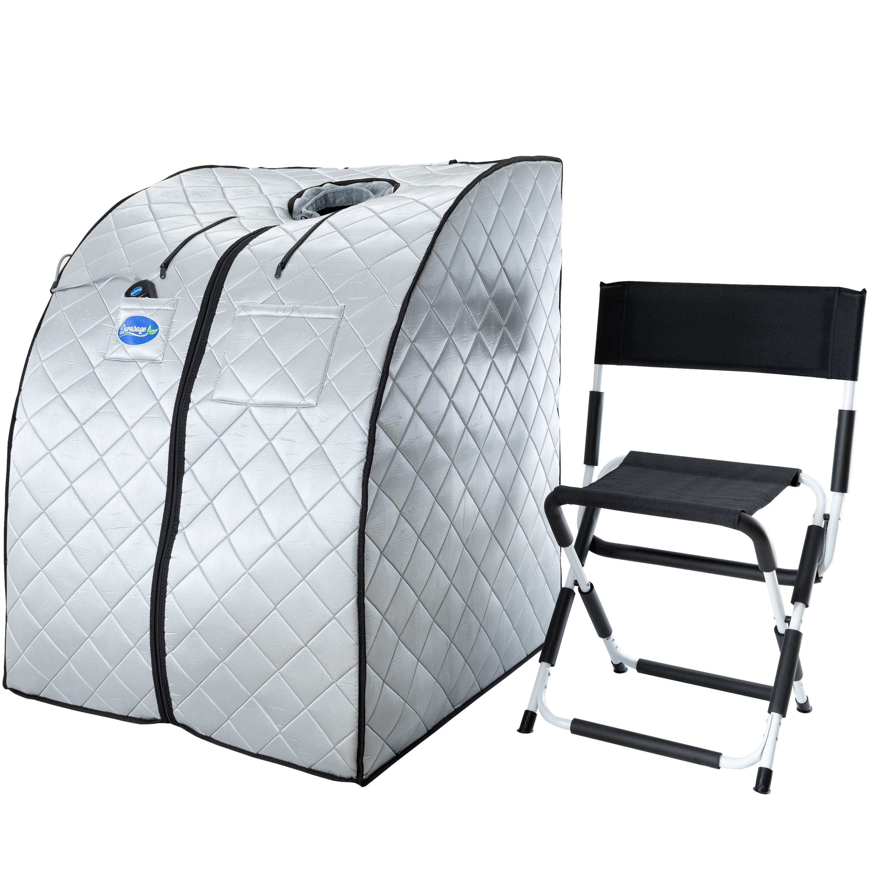 Large Portable Low EMF Negative Ion Indoor Sauna with Chair and Heated